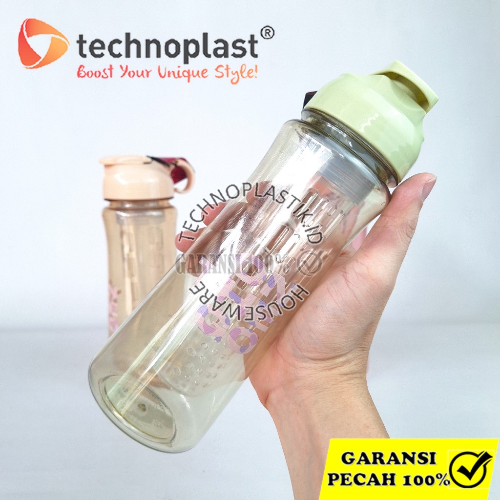 Jual TECHNOPLAST Botol Minum Serial Kata Infused / Botol Air Infused ...