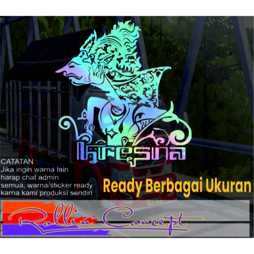 Jual cuting stiker wayang kresna stiker kaca dll | Shopee Indonesia