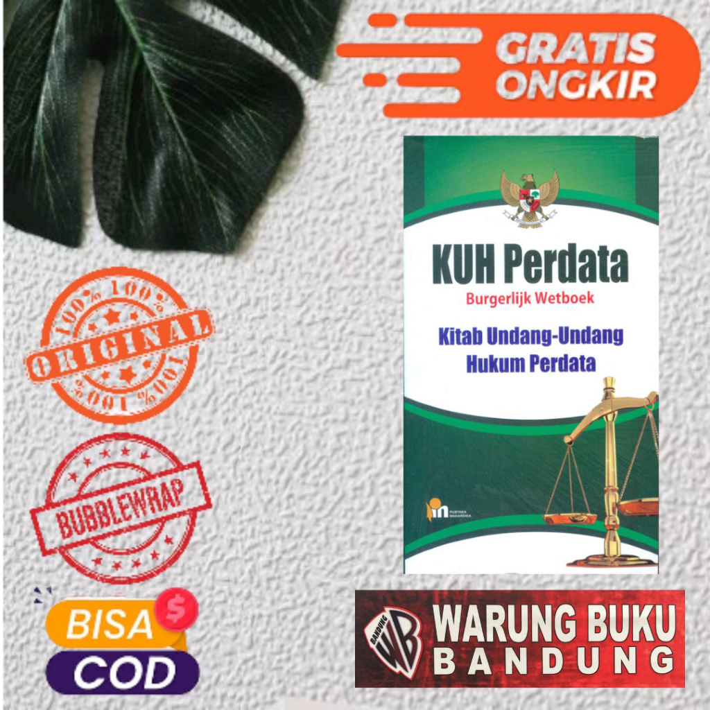Jual Buku KUH Perdata Kitab Undang-Undang Hukum Perdata - Burgelijk Wetboek | Shopee Indonesia