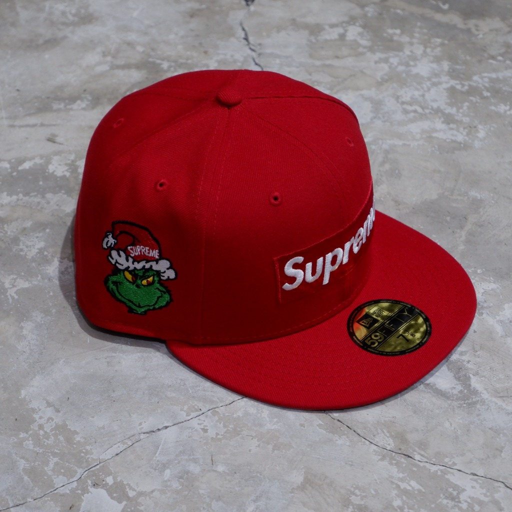 Jual NEW ERA 59FIFTY X SUPREME GRINCH BOX LOGO RED | Shopee Indonesia