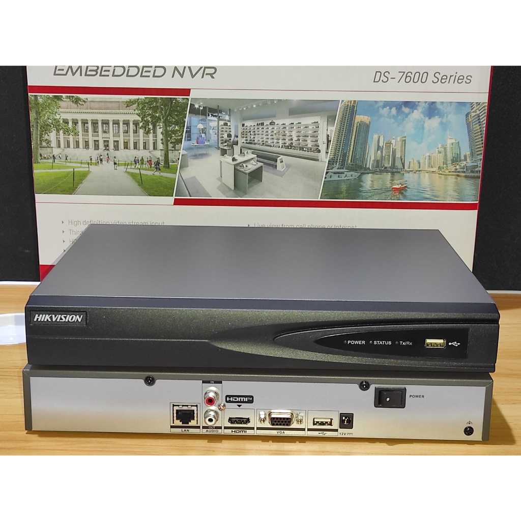 Jual NVR Hikvision 4 Ch DS-7604NI-Q1 NVR 4 Channel Untuk IP Camera Hikvision, IP Cam Ezviz ...