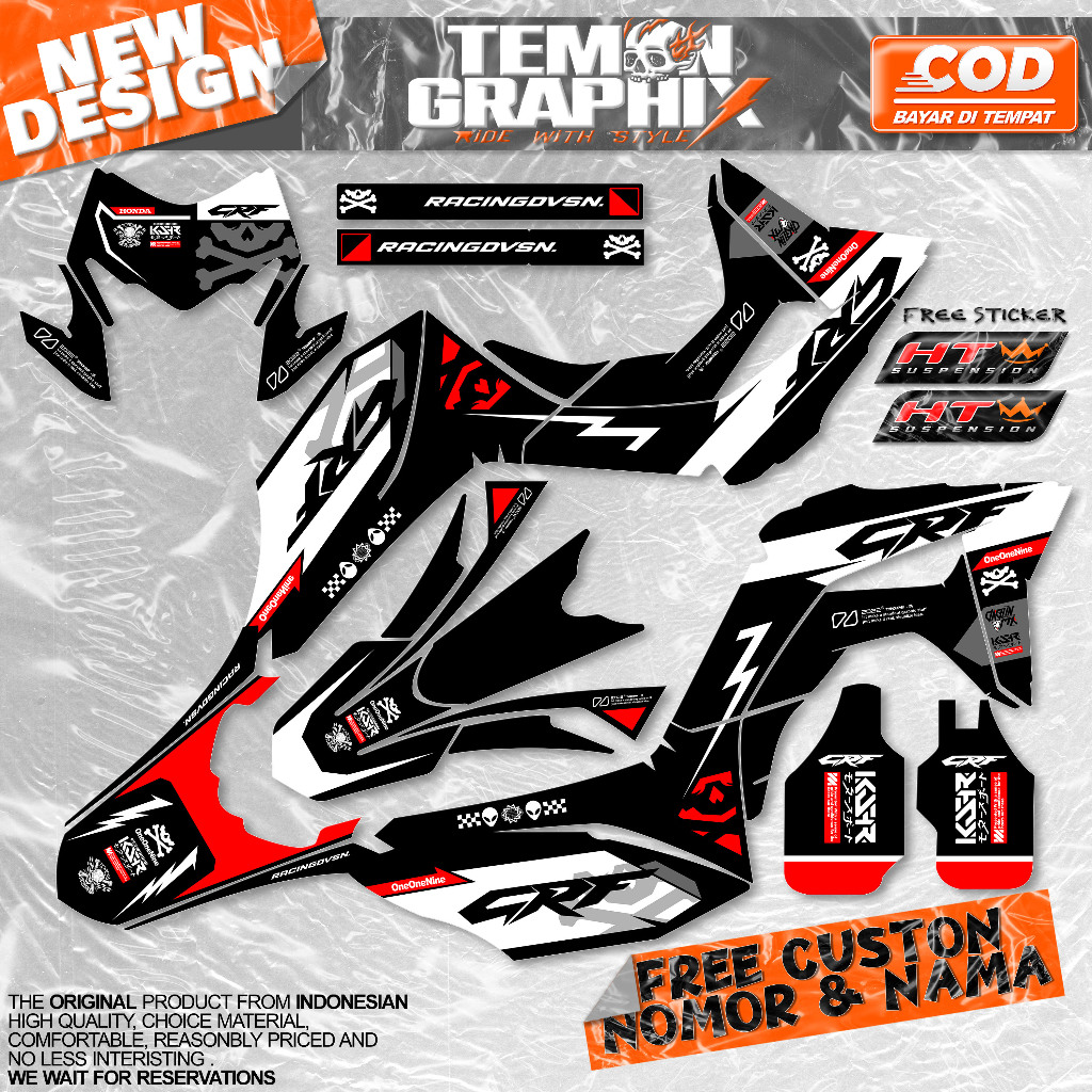 Jual Decal Honda Crf 150 L Supermoto Surex Stiker Crf Hologram Premium ...