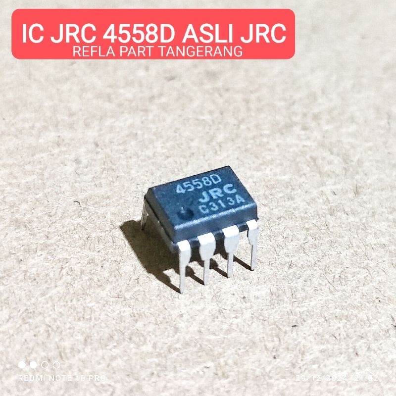 Jual IC JRC4558 4558D RC4558 4558 DIP-8 ASLI | Shopee Indonesia