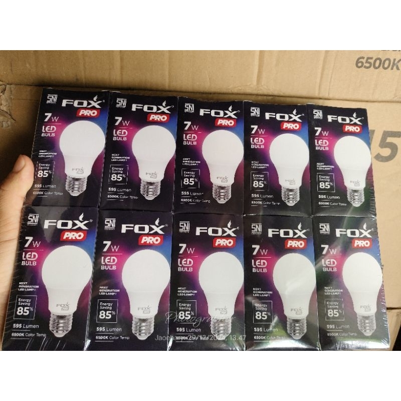 Jual Lampu LED FOX PRO Bulb Energy saving 85% Lument 2070 tersedia ...