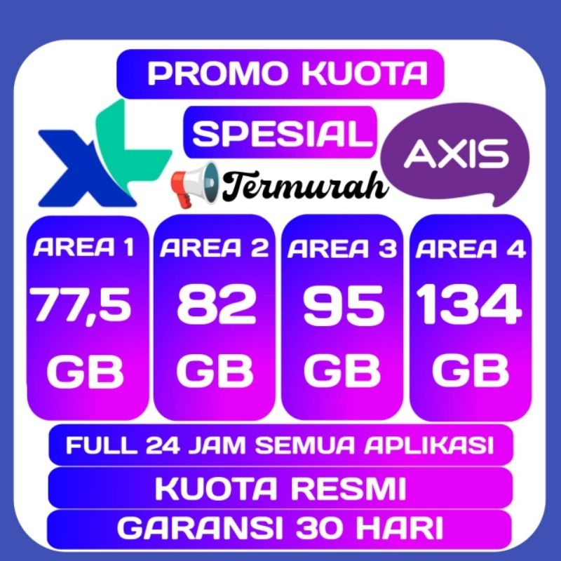 Jual (PROMO PAKET DATA XL) KUOTA AXIS FULL KUOTA UTAMA 24 JAM RESMI BERGARANSI | Shopee Indonesia
