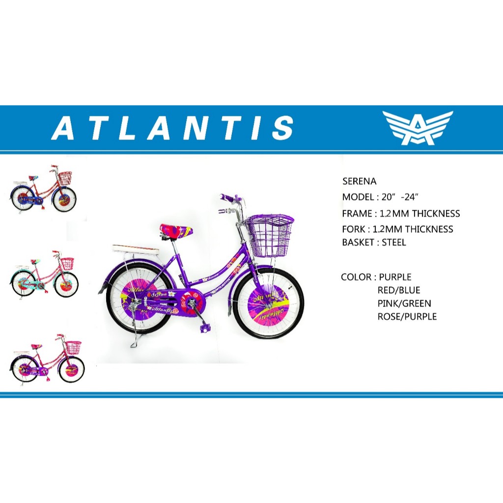 Jual SEPEDA MINI 20 24 26 ATLANTIS 501 VELION SERENA PEREMPUAN ...