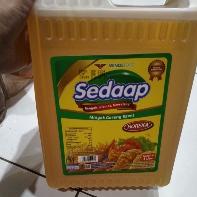 Jual MINYAK GORENG SEDAP 5 LITER | Shopee Indonesia