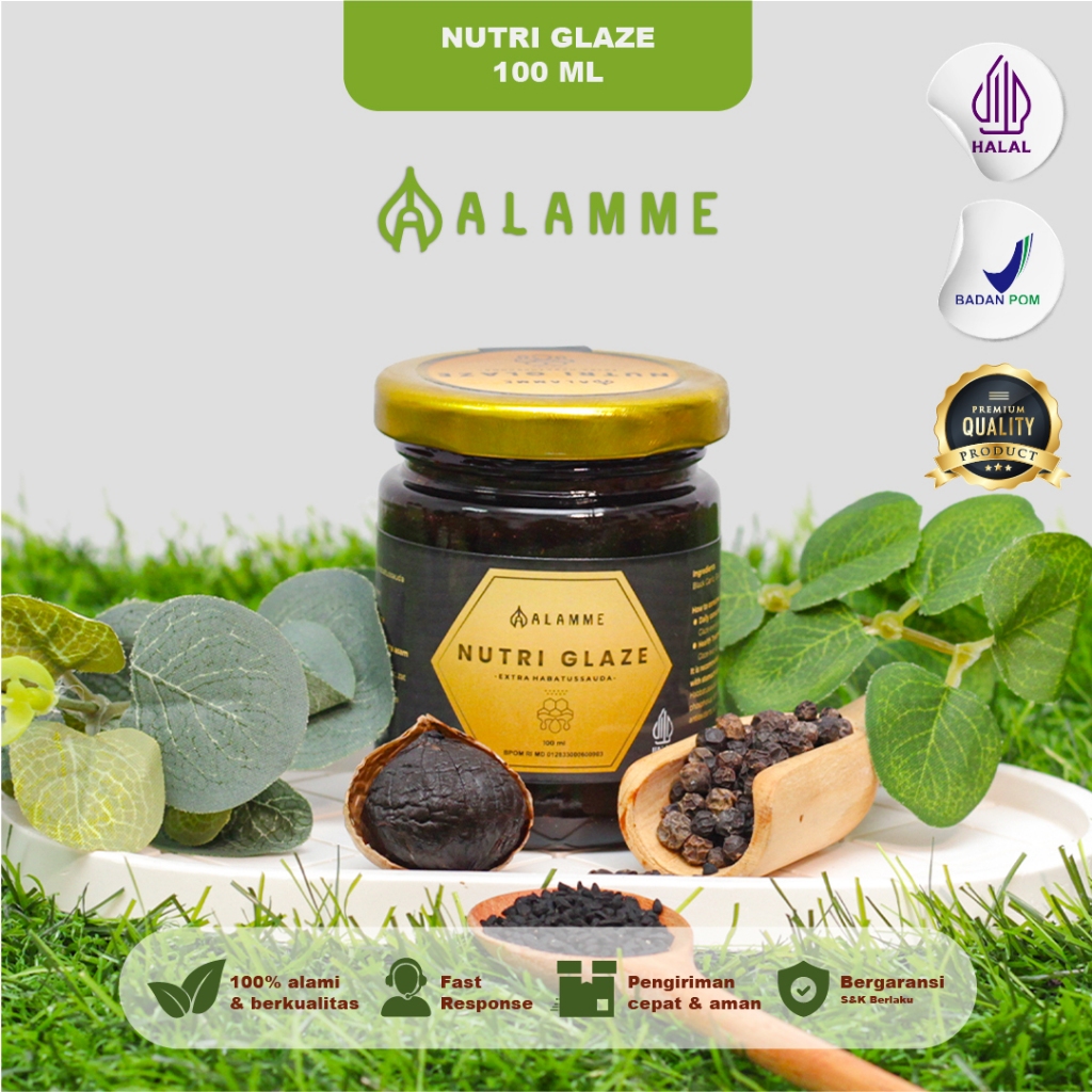 Jual Alamme - Nutri Glaze 100ml Suplemen Herbal Alami Ekstra ...
