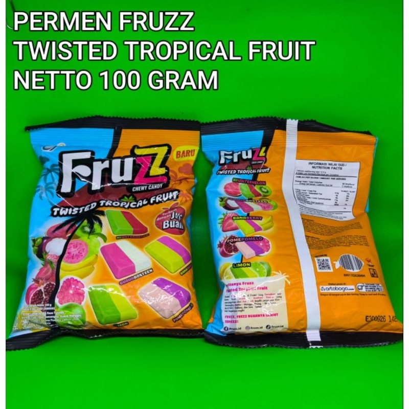Jual PERMEN FRUZZ TWISTED TROPICAL FRUIT 100 GRAM PERMEN DENGAN ...