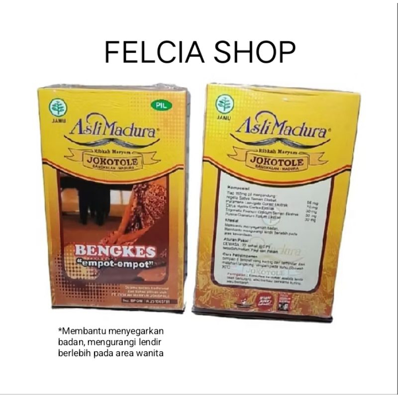 Jual Jamu Sepet Empot Empotan Bengkes Madura Original Isi 100 Pil ...