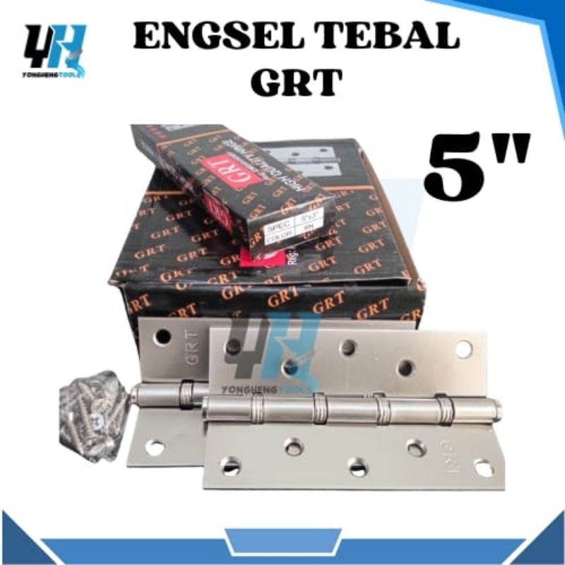 Jual Engsel Pintu Jendela Bearing Tebal GRT 5" | Shopee Indonesia