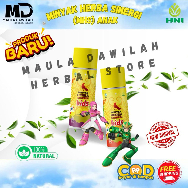 Jual MINYAK HERBA SINERGI(MHS)KIDS NANO PARTIKEL MUDAH MERESAP ANTI ...