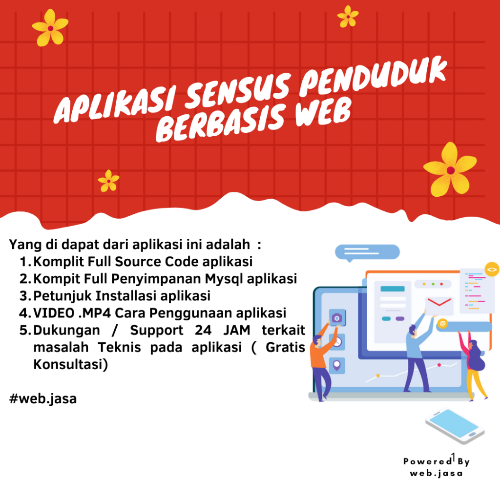 Jual Aplikasi Sensus Penduduk Berbasis Web | Shopee Indonesia