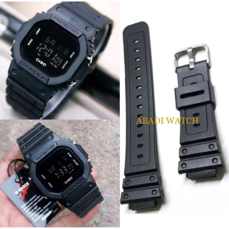 Jual Strap Tali Jam Tangan Casio Gshock G shock DW5600 dw 5600 bahan ...