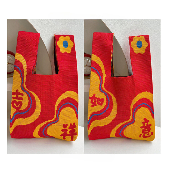 Jual Knot Bag / Knit / tas rajut / trend / buffalow / tas tangan ...