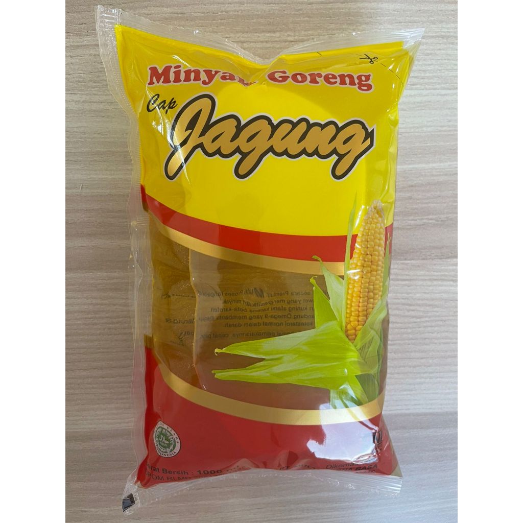 Jual Minyak Goreng Cap Jagung kemasan bantal 1 1liter isi 12 pouch ...
