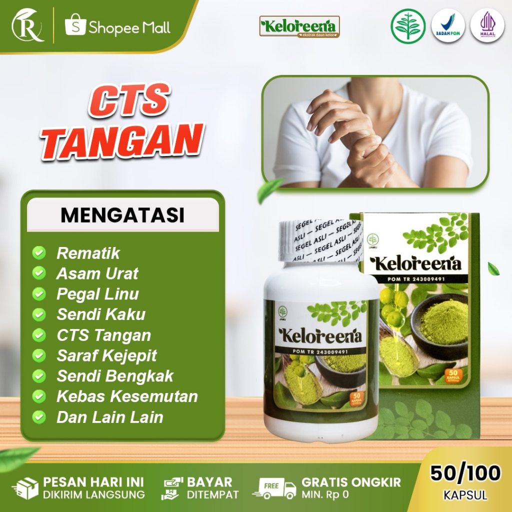 Jual Obat CTS / Carpal Tunnel Syndrome, Sindrom Lorong Karpal ...