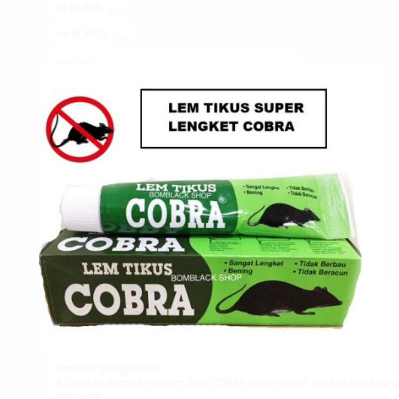Jual LEM TIKUS MERK COBRA BENING KEMASAN ODOL | Shopee Indonesia
