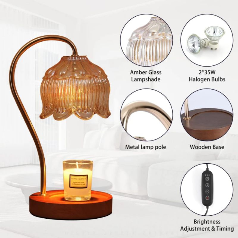 Jual PROMO || Candle Warmer Lamp / Lampu tidur aesthetic / Lampu lilin ...