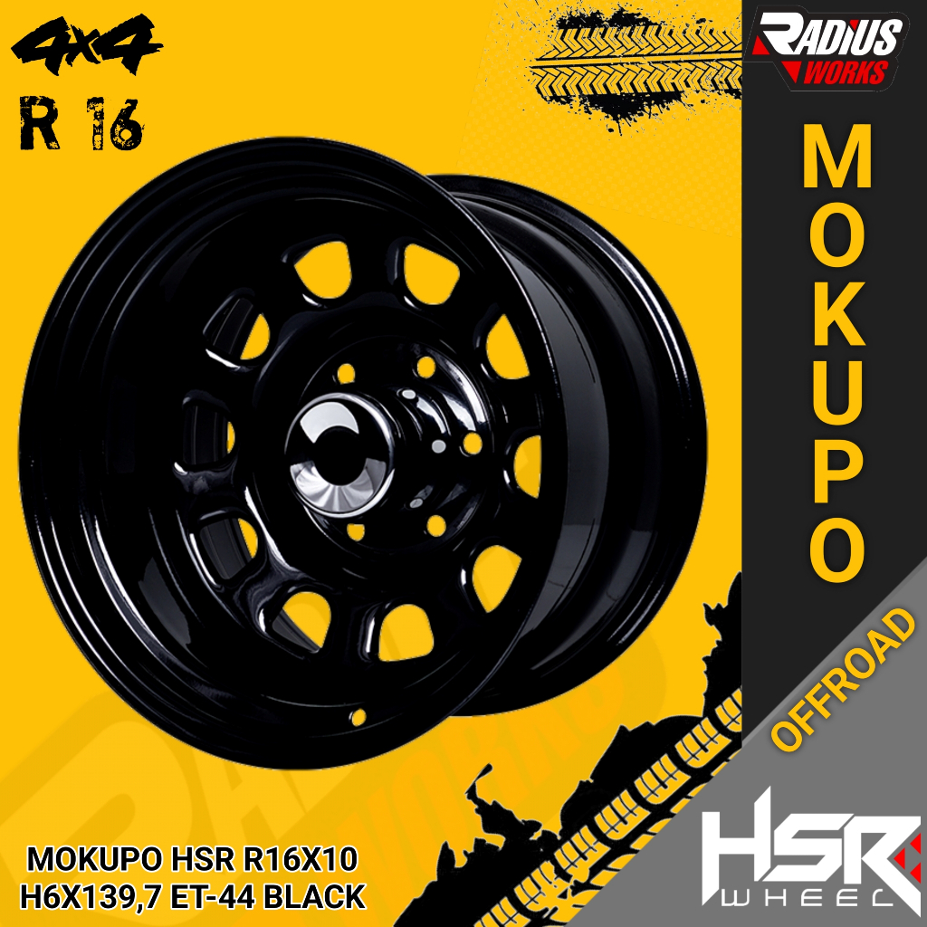 Jual velg mobil offroad pajero fortuner hilux strada dll ring 16 pcd 6x139,7 hsr mokupo | Shopee ...