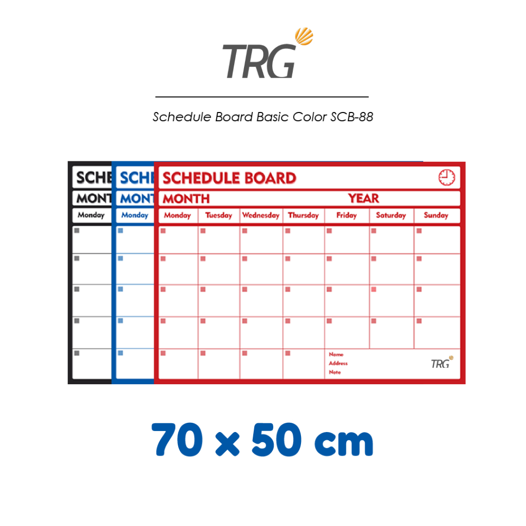 Jual TRG Schedule Board Basic Color SCB-88 - Papan Jadwal Whiteboard ...