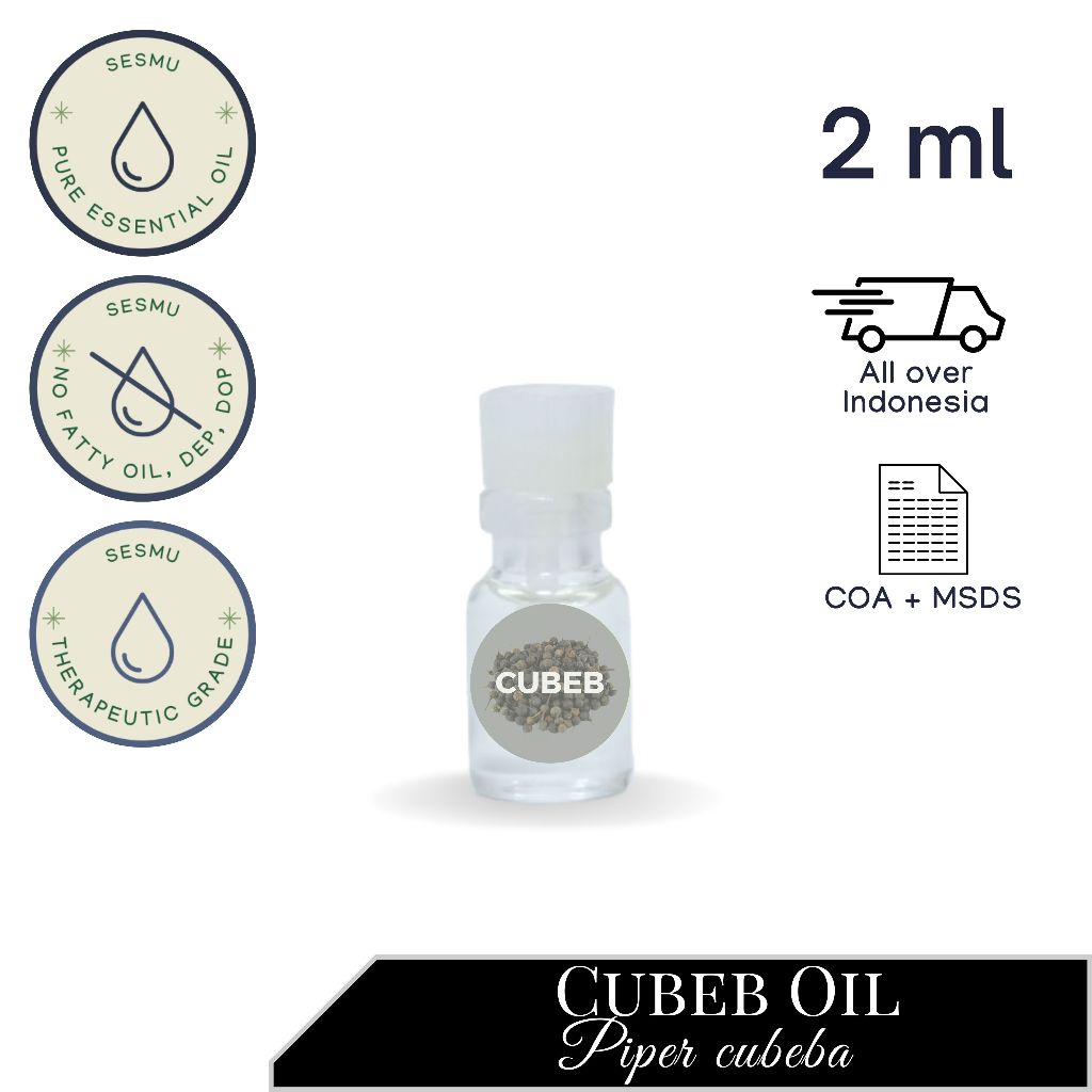 Jual Sampel Cubeb / Kemukus 100% Pure Essential Oil ukuran 2 ml, 5 ml ...