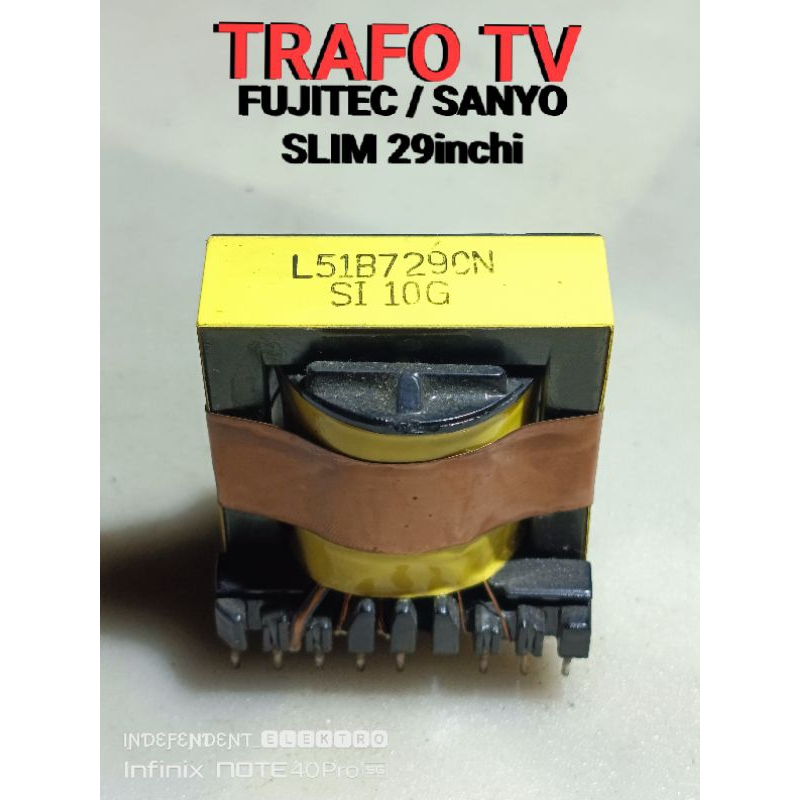 Jual Trafo power supply Tv fujitec slim 29 inchi Trafo L51B729CN Trafo ...