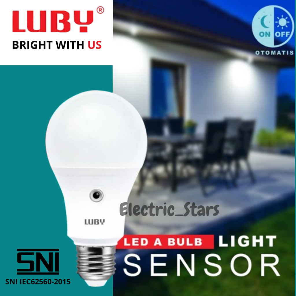 Jual Luby Lampu Bohlam LED Light Sensor /Sensor Cahaya 9W 12W Cahaya ...