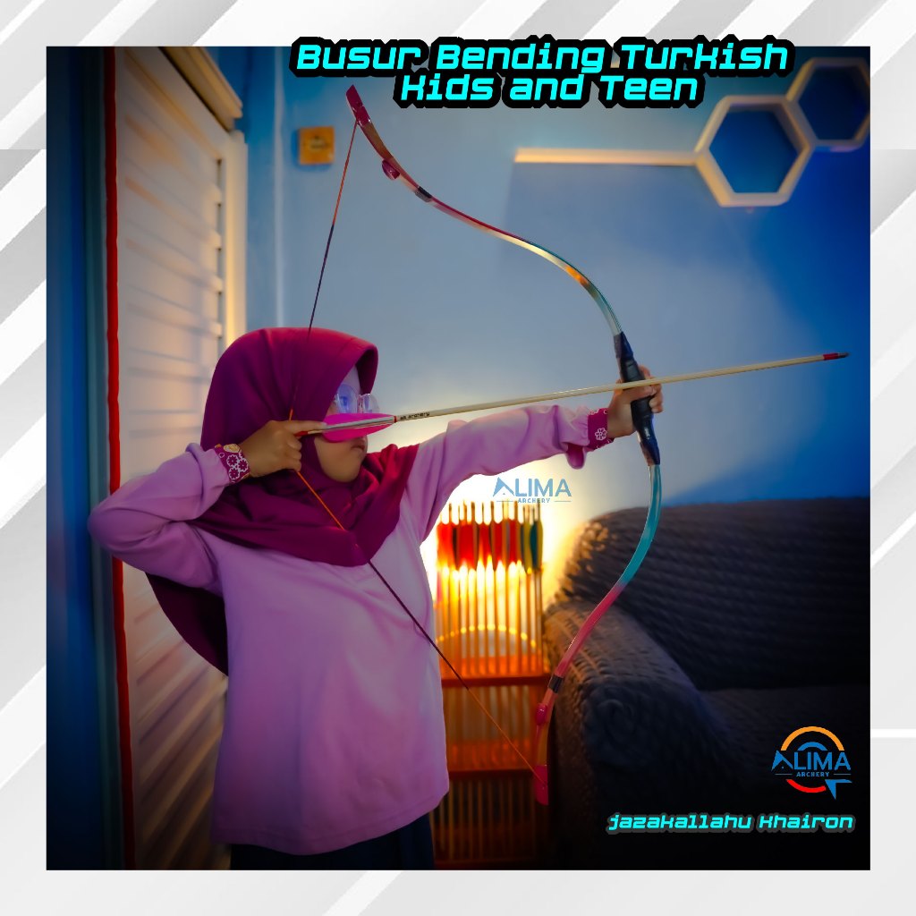Jual Busur Fiber Bending Usia Anak dan Remaja 15Lbs- 25Lbs Olah Raga ...
