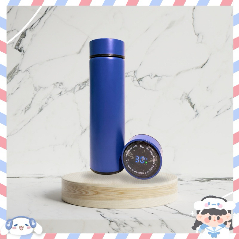 Jual TUMBLER LED ANTI PANAS - Biru Doff | Termos Stainless Steel ...