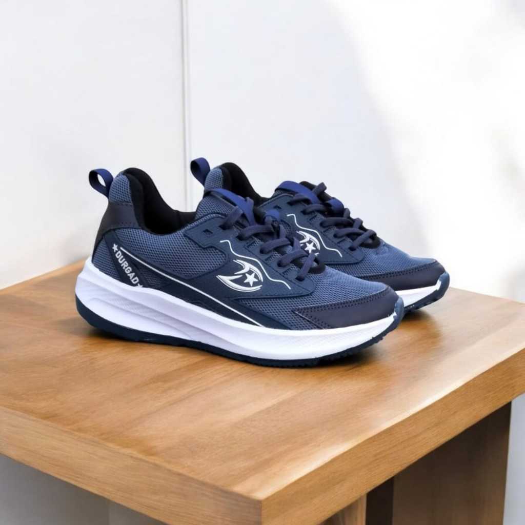 Jual sepatu lari biru navy sneakers pria wanita casual cewek cowok ...