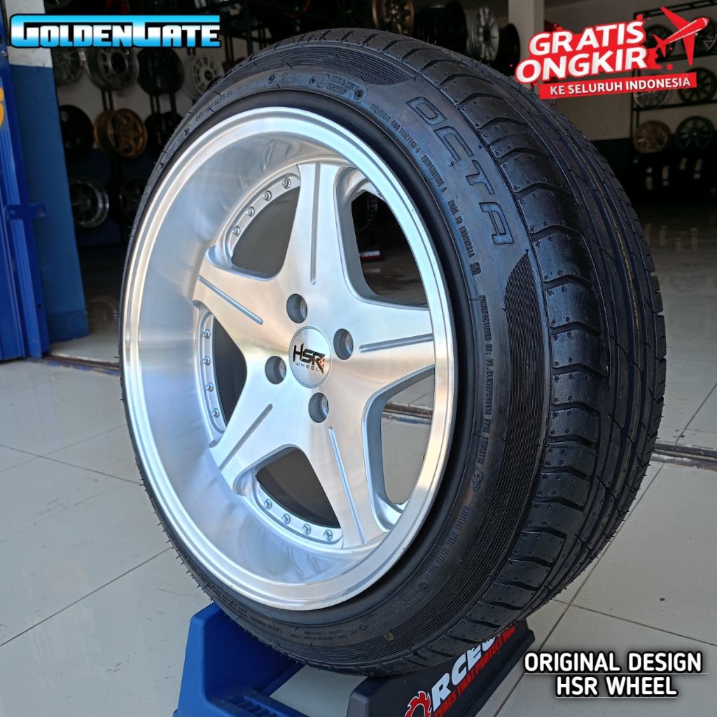 Jual Paketan velg mobil r16 hsr anambas + ban 195 50 forceum octa untuk yaris jazz mobilio swift ...