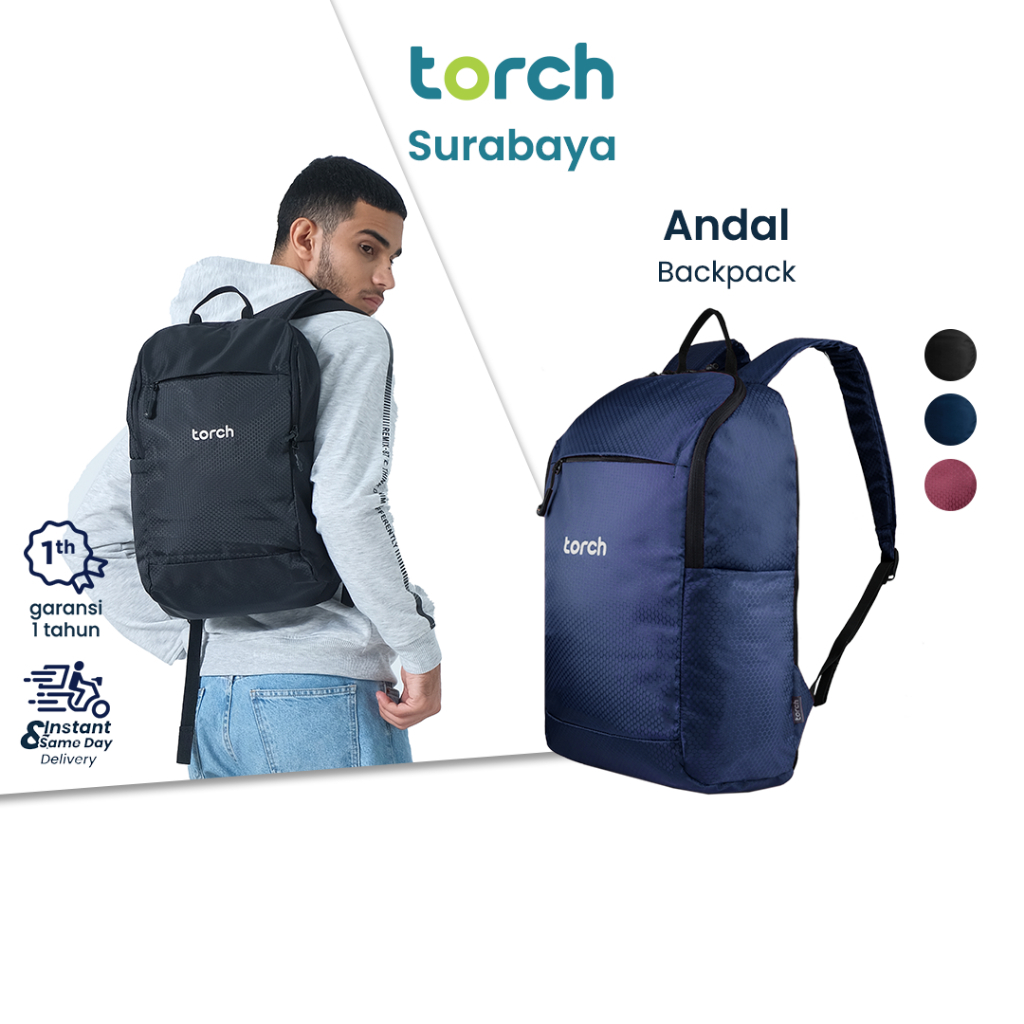 Jual Torch Andal Backpack Ransel Tas Laptop Kerja Kuliah Sekolah Pria ...