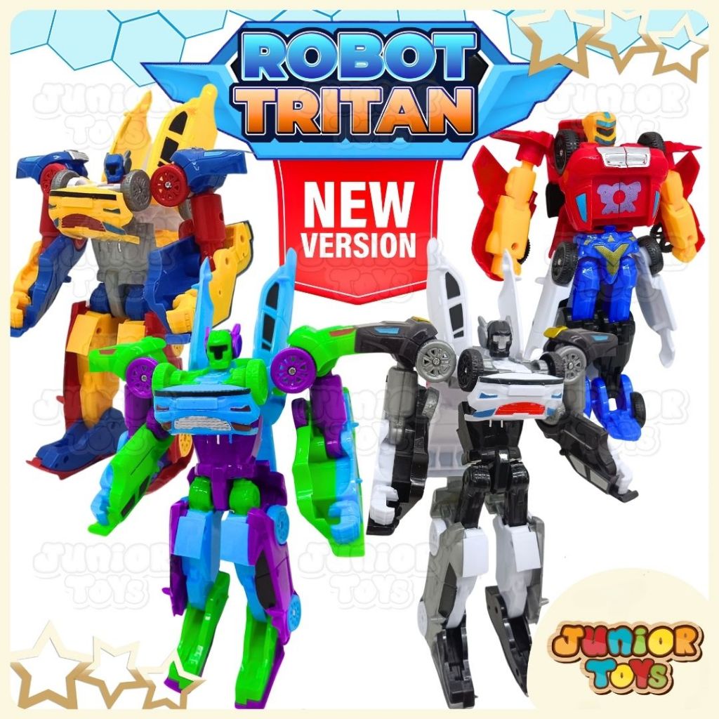Jual Mainan Robot Tritan 3in1 Mobil Jadi Robot Transform Robotan Anak ...