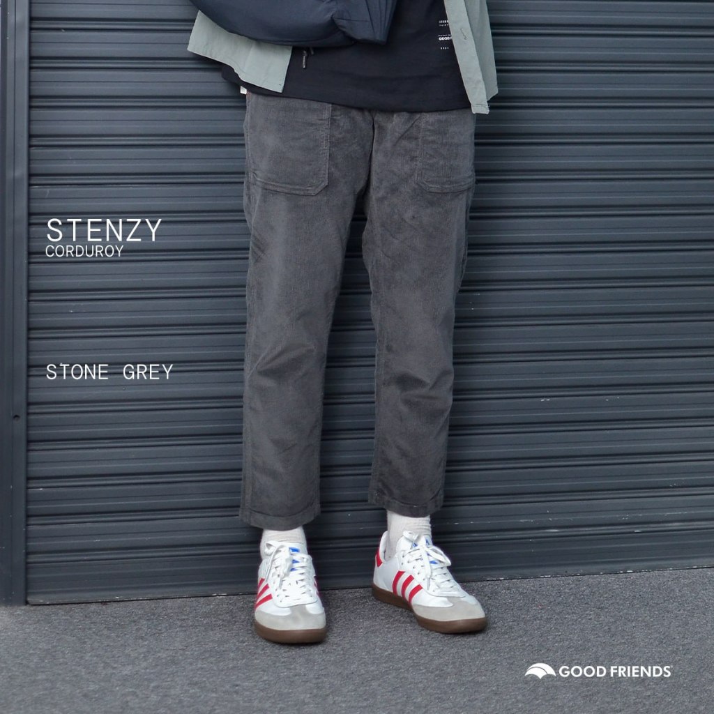 Jual GOODFRIENDS Celana Corduroy Panjang Pria STENZY STONE GREY ...