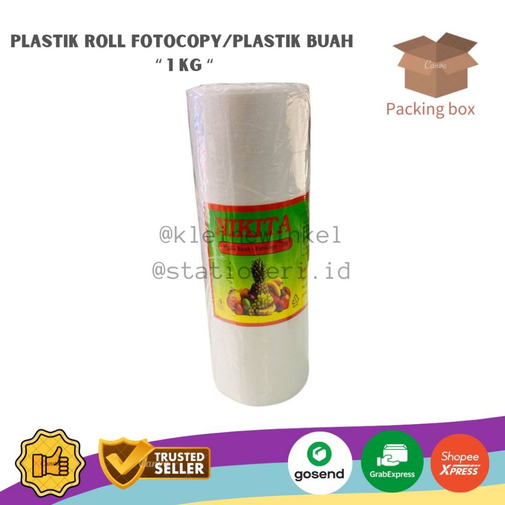 Jual Plastik Roll Fotocopy/ Plastik Buah 1kg | Shopee Indonesia