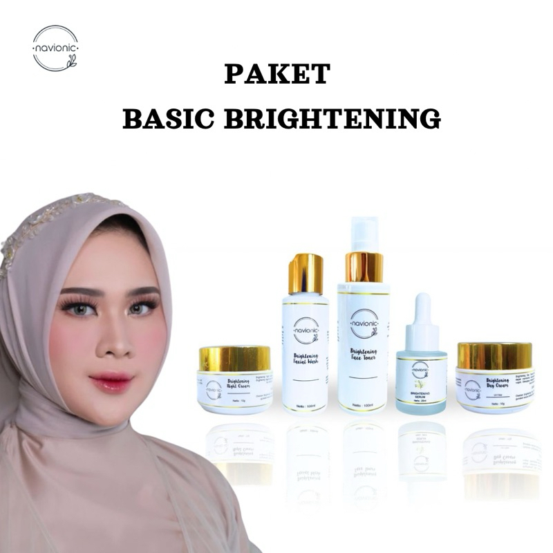 Jual PAKET BASIC BRIGHTENING NAVIONIC 5PCS N1012 | Shopee Indonesia