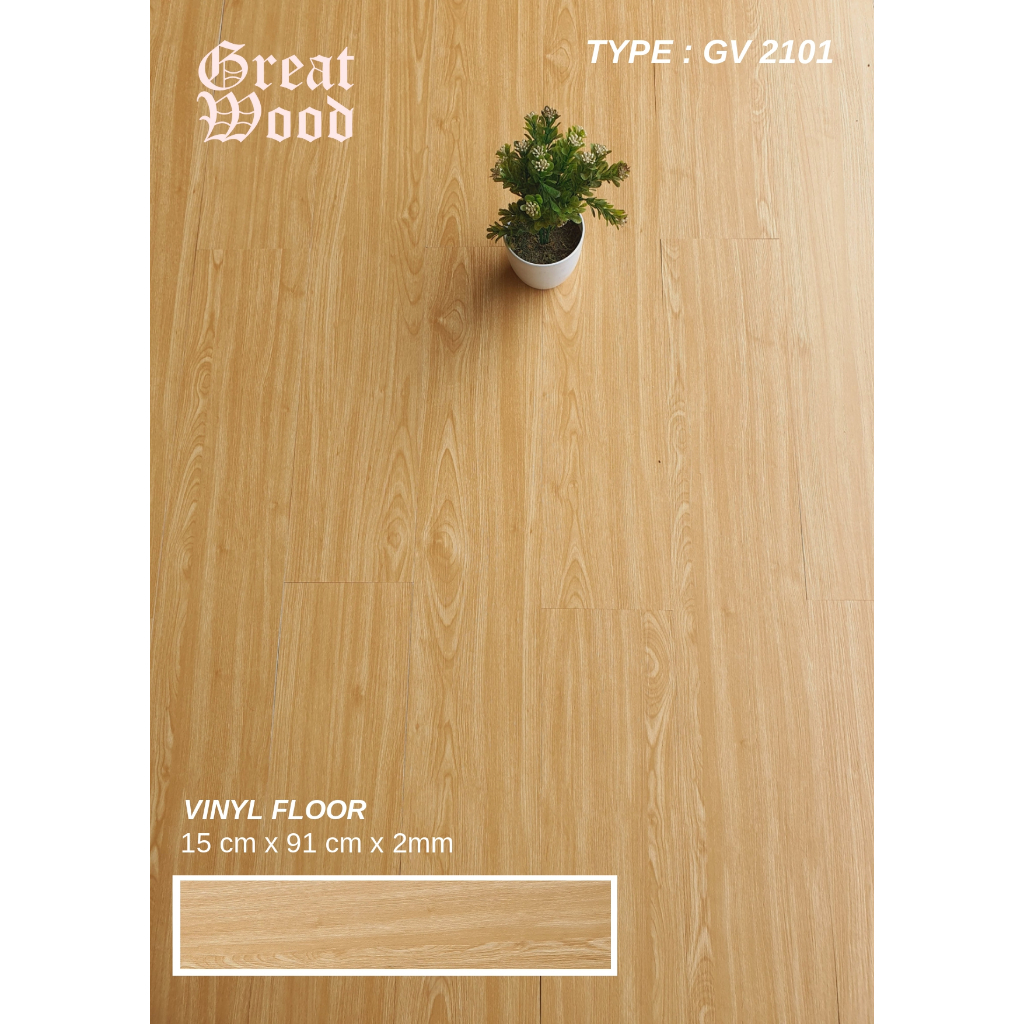 Jual Lantai Vinyl 2mm Great Wood Vinil Lantai Motif Kayu | Shopee Indonesia