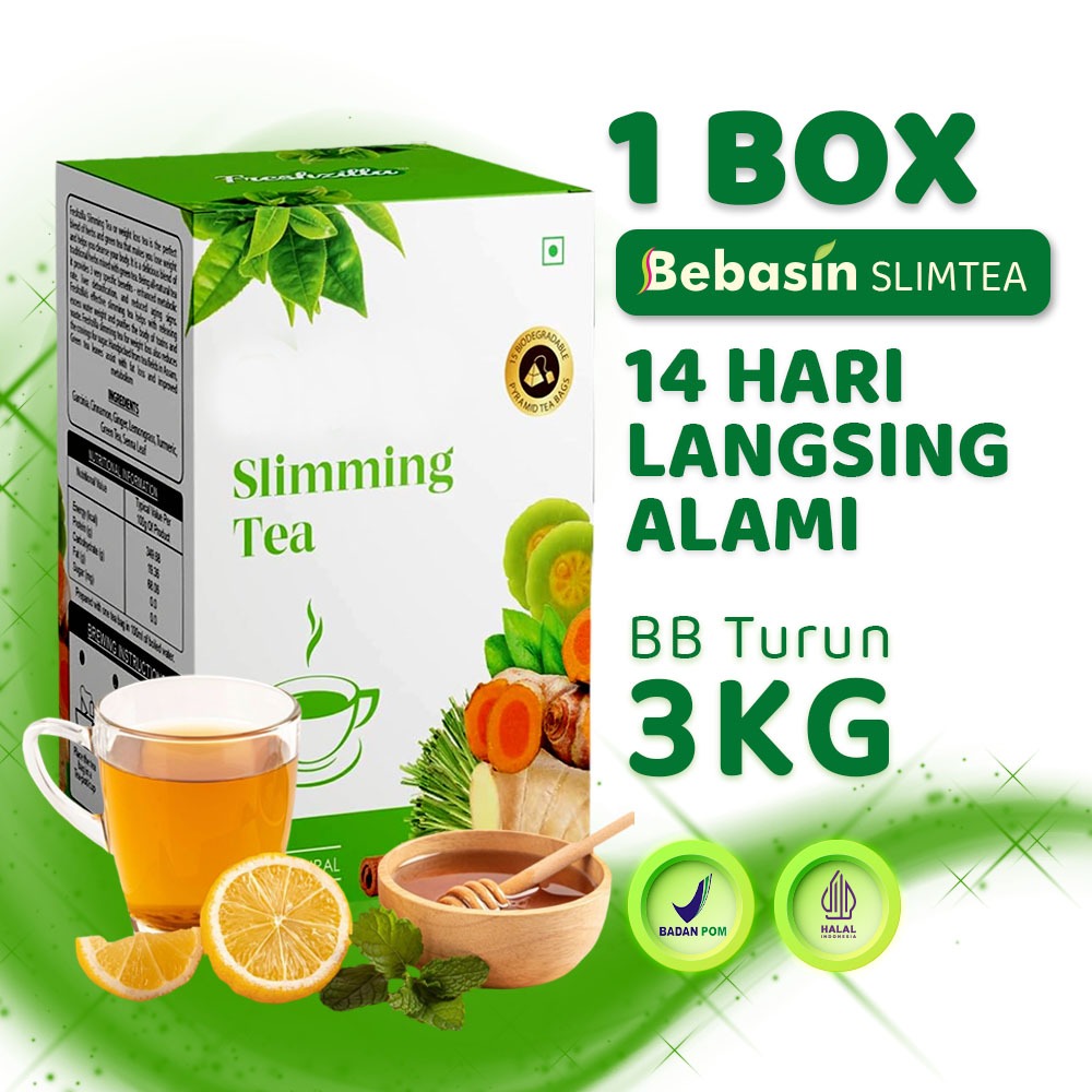 Jual Bebasin Super Slimming Tea - 3 BOX. Paket Lengkap untuk Detox ...