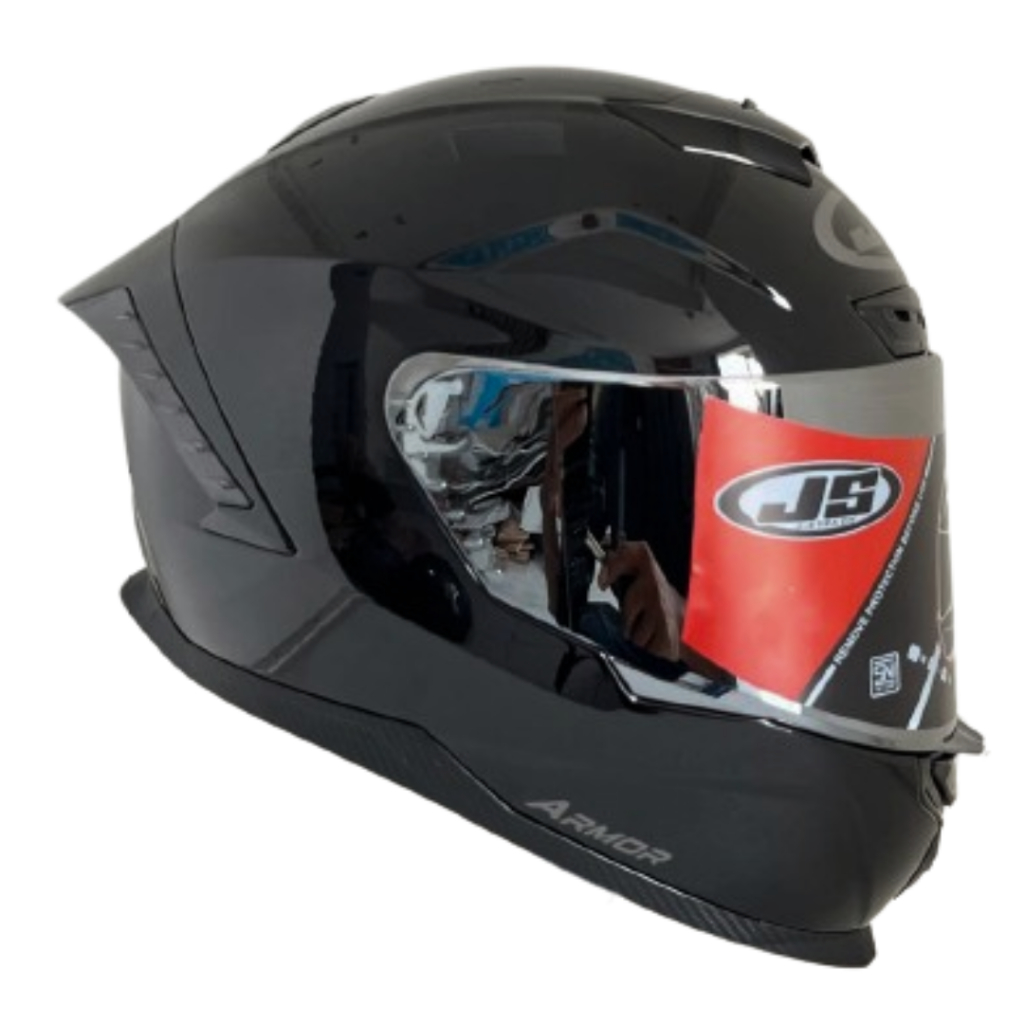 Jual Helm JS ARMOR Z Fullface Polos Warna Solid Original SNI | Shopee ...