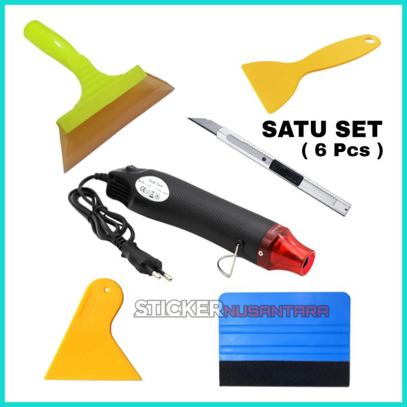 Jual SATU SET ALAT PASANG STIKER SKOTLET SCRAPPER ALAT BANTU PASANG ...