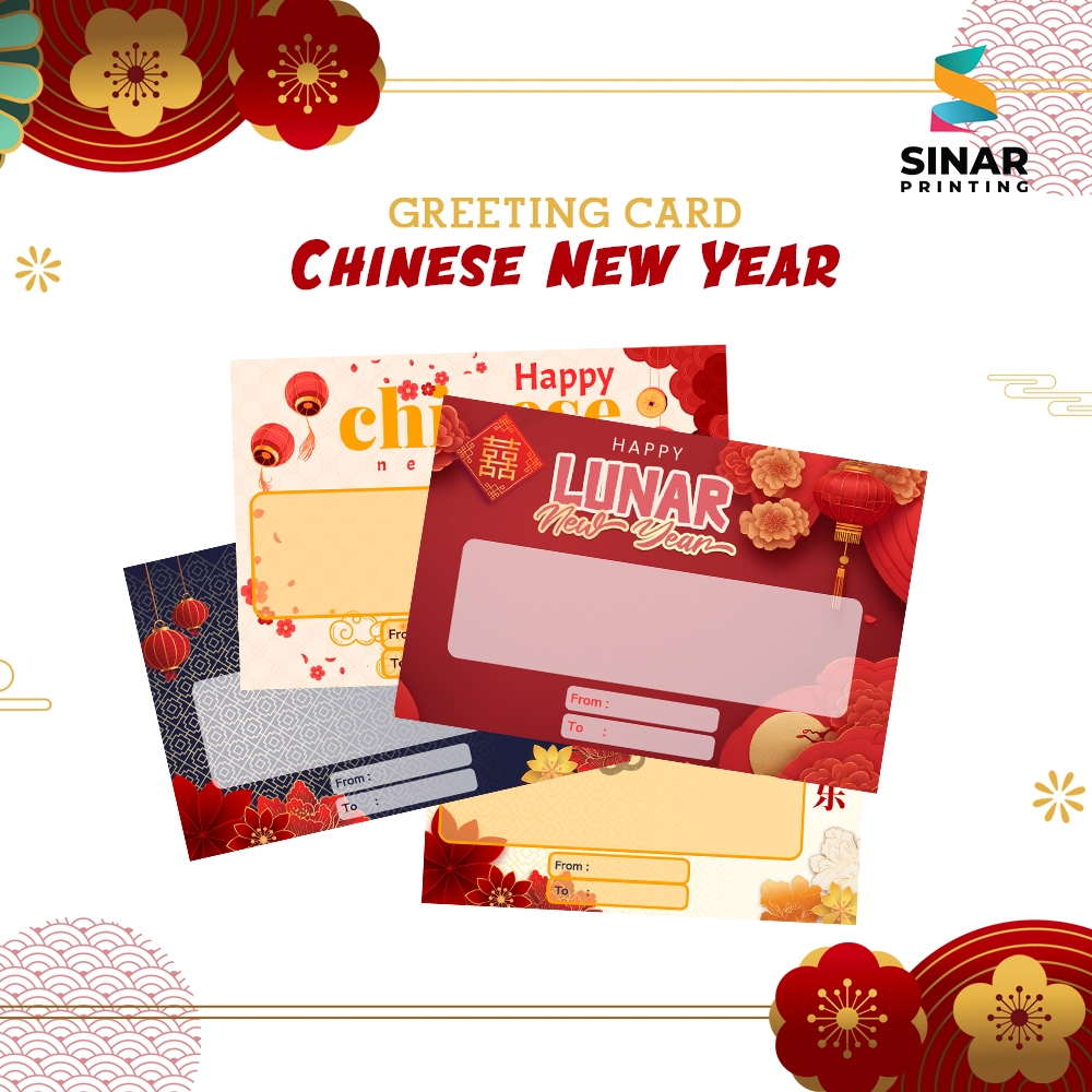 Jual SINAR PRINTING - Kartu Ucapan Imlek | Greeting Card Imlek CNY ...