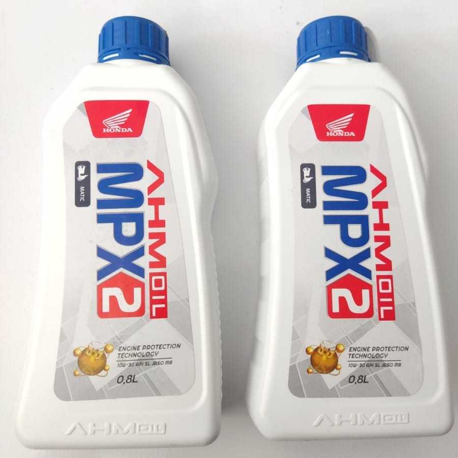 Jual HARGA BUNDLING AHM OLI MPX2 0,8L MATIC ISI 2 BOTOL OLI | Shopee ...
