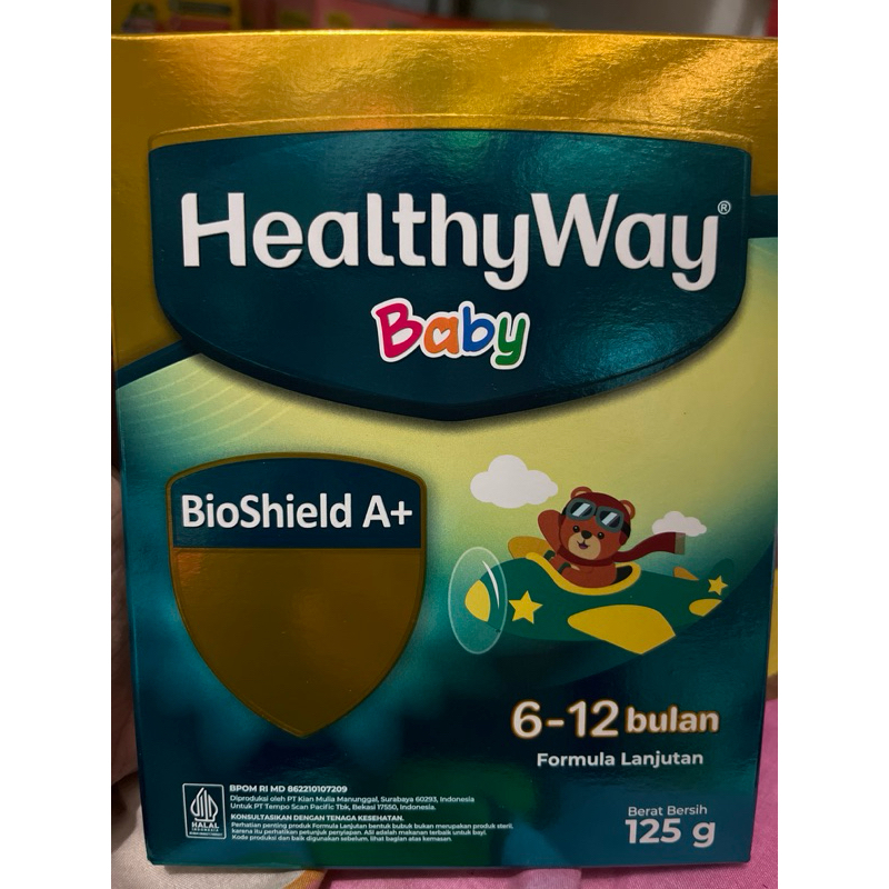 Jual HealthyWay Baby BioShield A+ 6-12 bulan Formula Lanjutan 125g ...