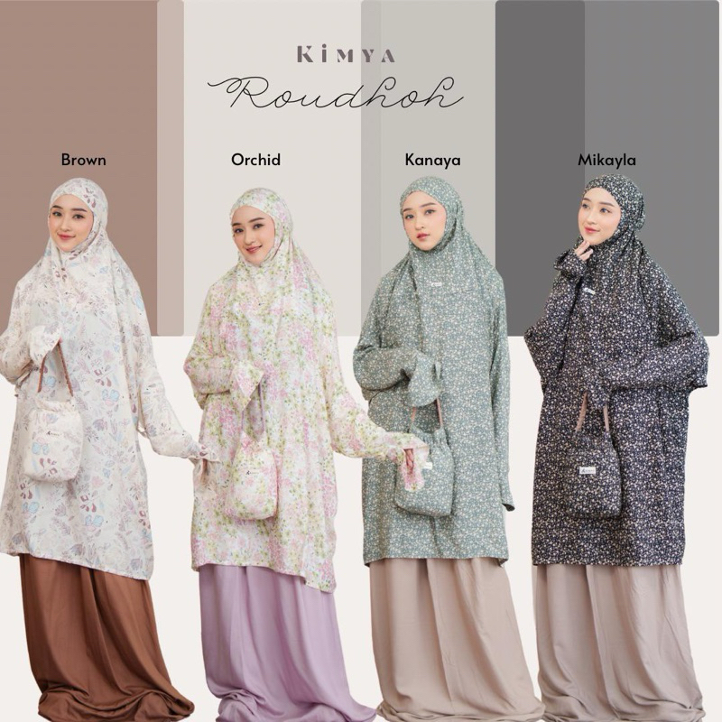 Jual Mukena berlengan berbahan Rayon Viscose, Roudhoh Series by kimya ...