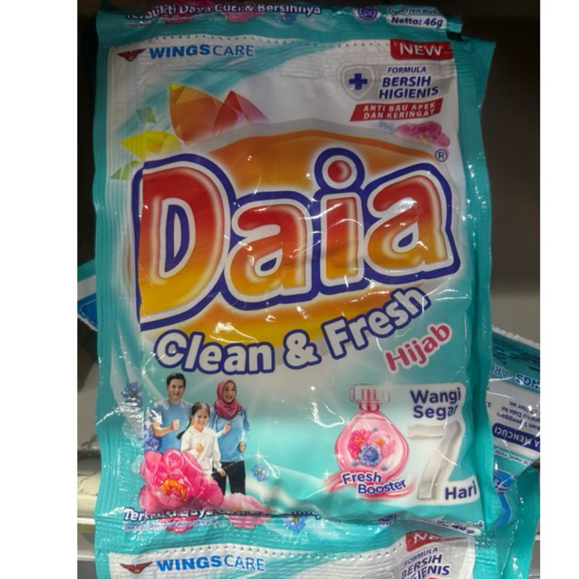 Jual Daia Detergent Bubuk Hijab Sachet 46gr | Shopee Indonesia