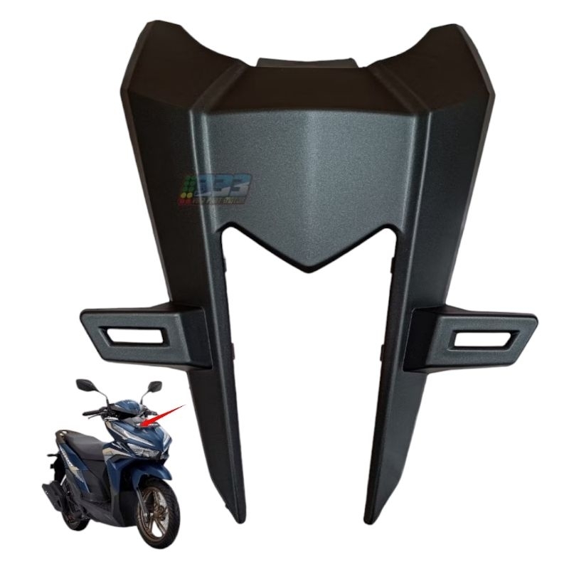 Jual cover front top panel dasi dudukan nopol depan vario 125 new gen 2 K2V 2022 2023 2024 non ...