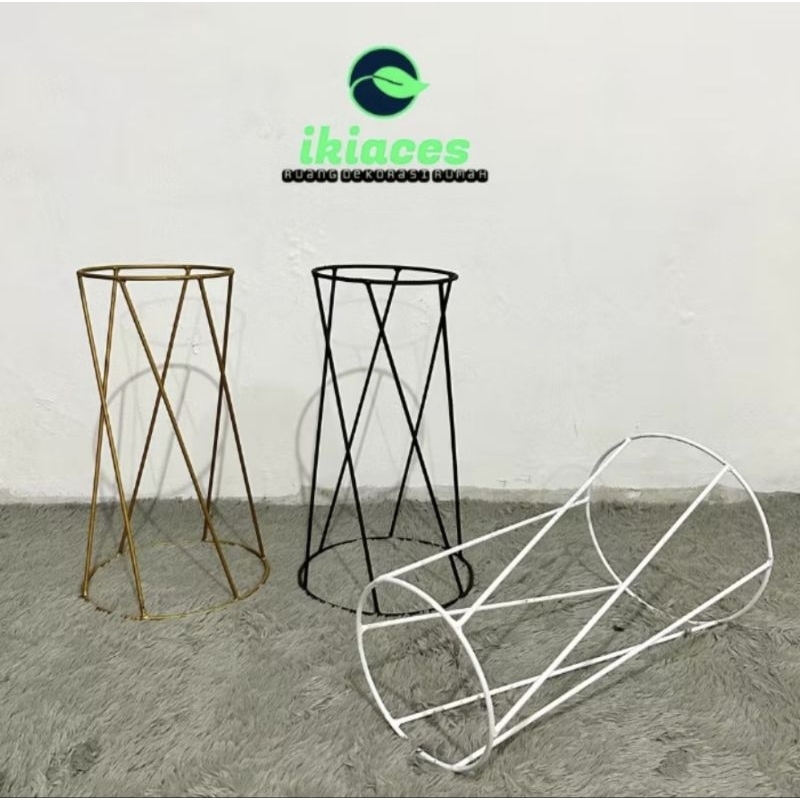 Jual Standing Pot Besi Dudukan Vas Minimalis / Wadah Pot Besi | Shopee ...