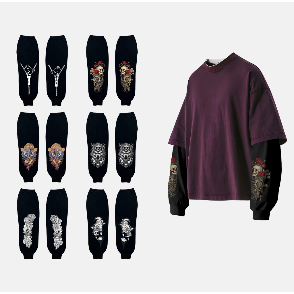 Jual Darkness - Manset Motif Lengan Panjang Bahan Cotton Combed ...