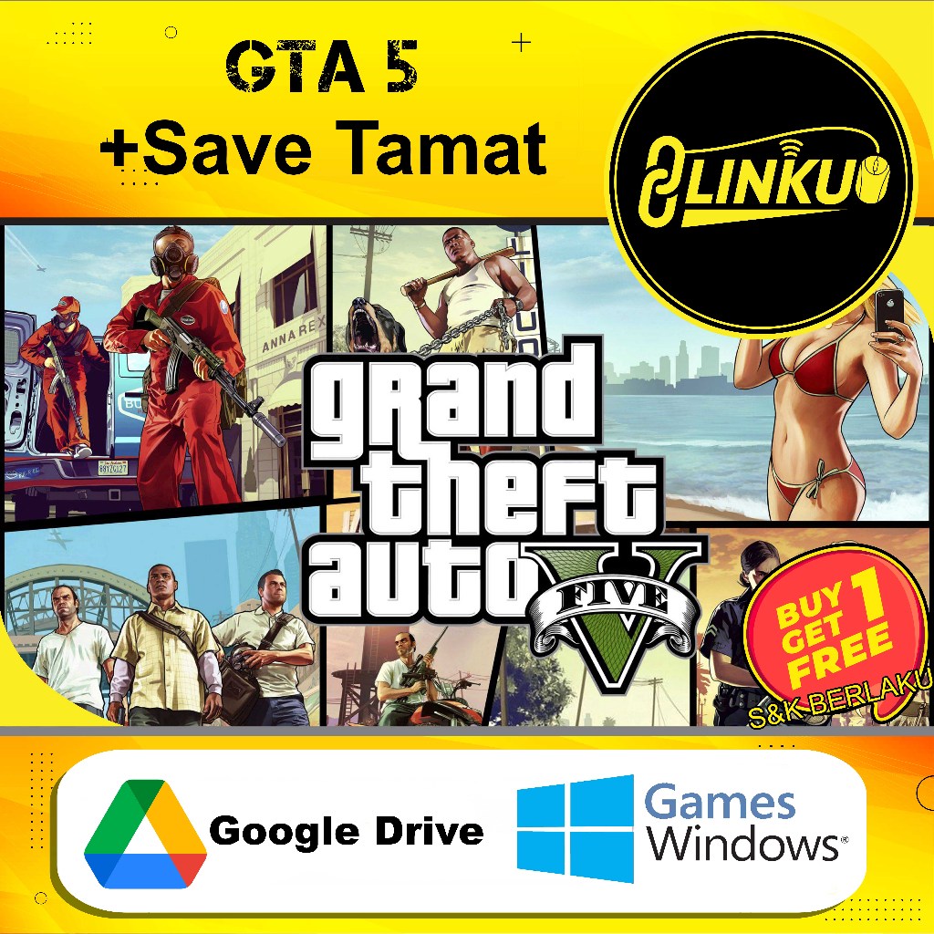 Jual GRAND THEFT AUTO V / GTA 5 + Save Tamat - pc / laptop | Shopee Indonesia
